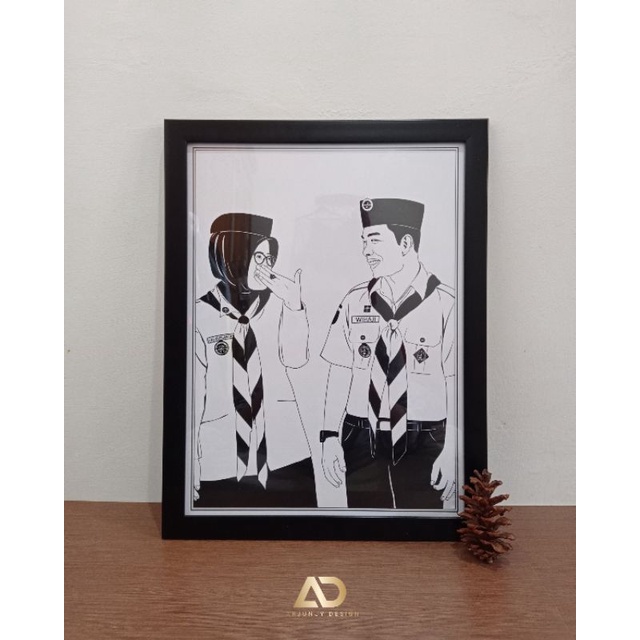 Jual GIFT BOX | KADO WISUDA/ULANG TAHUN/WEDDING BINGKAI KACA 10R (LINE ...