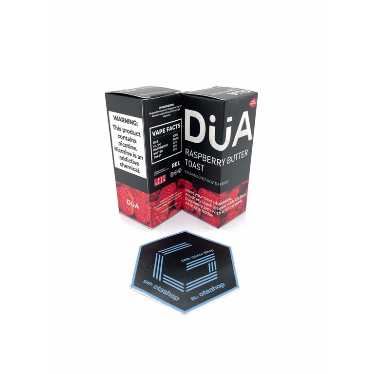 Jual SALT - Dua RASPBERRY Pods Friendly 30ml by Indo Brew liquid nic ...