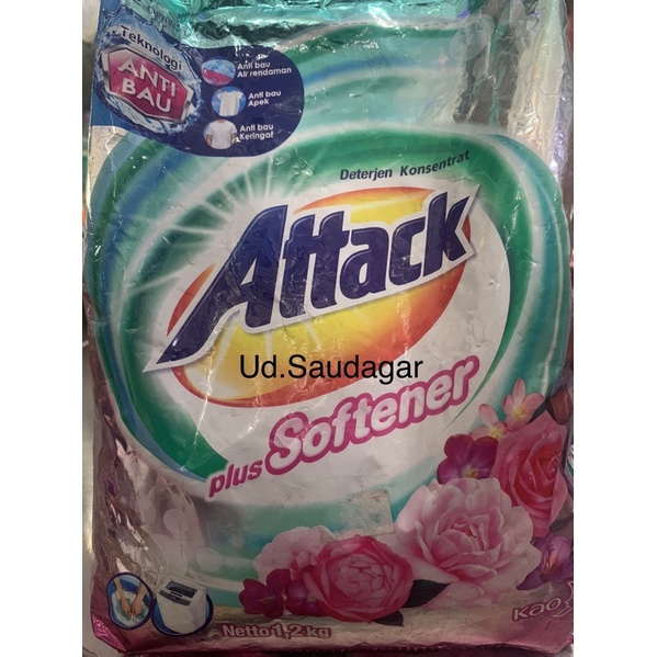 Jual Attack Detergent Konsentrat Bubuk Mesin Cuci / Tangan 1.2Kg / 800Gr | Shopee Indonesia