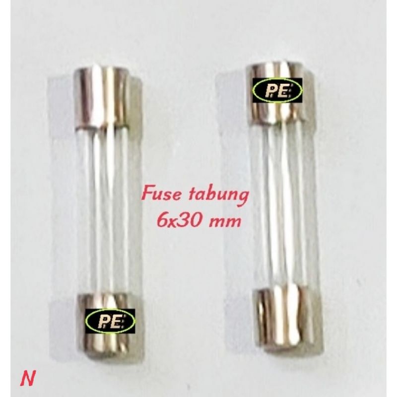 Jual FUSE / Skring KACA 6x30mm (isi 5pcs) | Shopee Indonesia