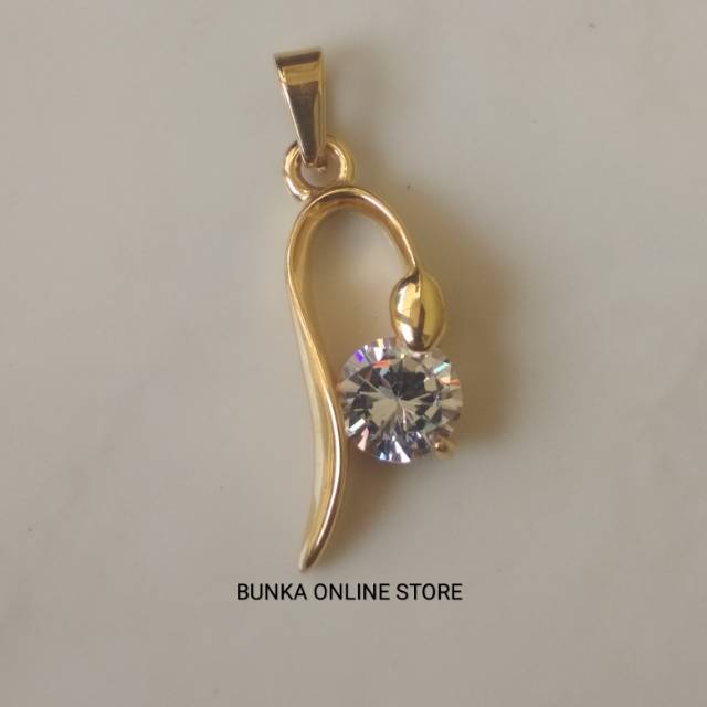 Jual Liontin Stainless Steel American Diamond Inspirasi | Shopee Indonesia