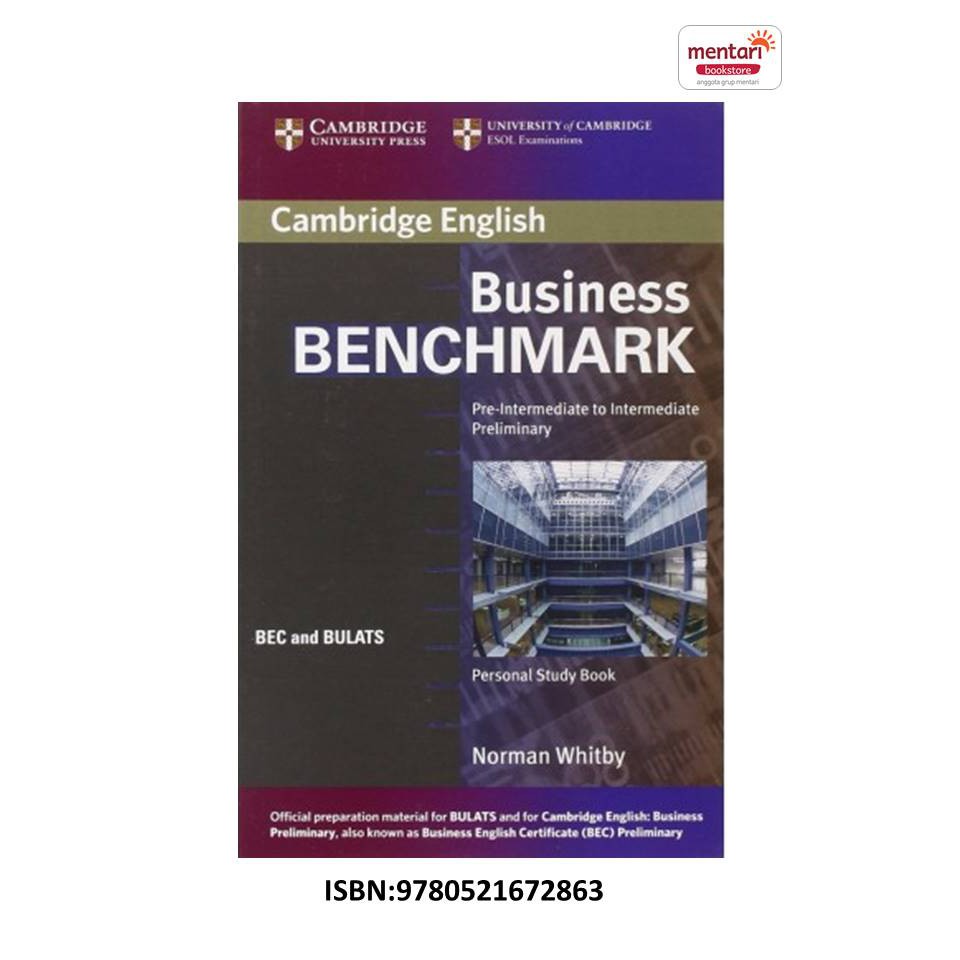 Jual Business Benchmark Pre Inter-Intermediate Personal Study Book ...