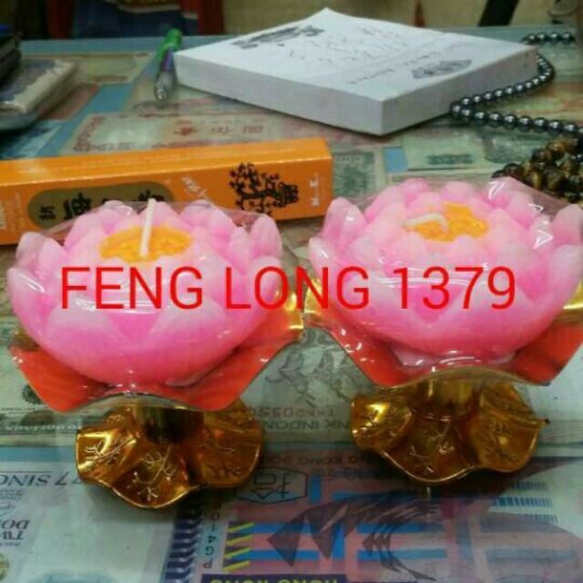 Jual Lilin Teratai Besar (1 Pasang) | Shopee Indonesia