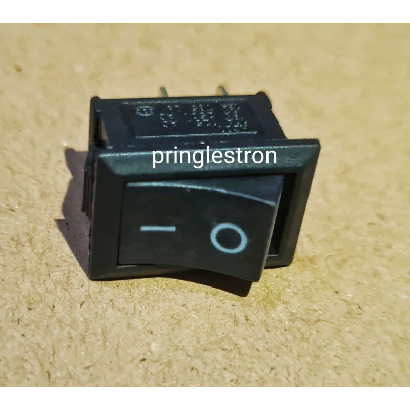 Jual sakral switch kecil mini on off kecil 2 kaki pin hitam | Shopee ...