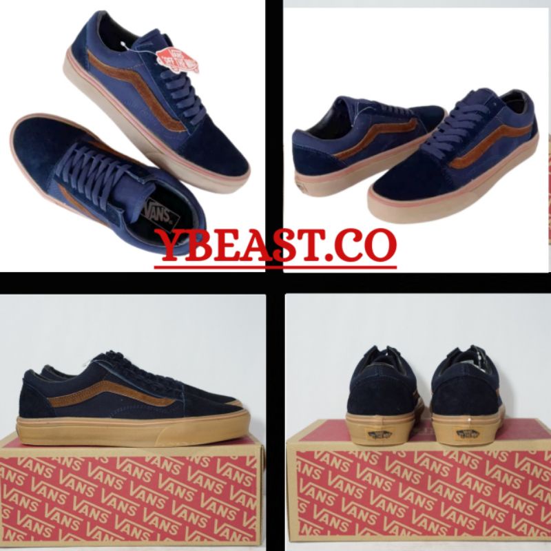 Jual Vans Oldskool - Vans Old Skool Navy Gum - Vans Oldskool Premium ...