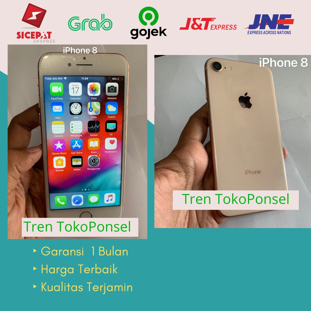 Jual iPhone 8 256GB SECOND With FingerPrint | Shopee Indonesia