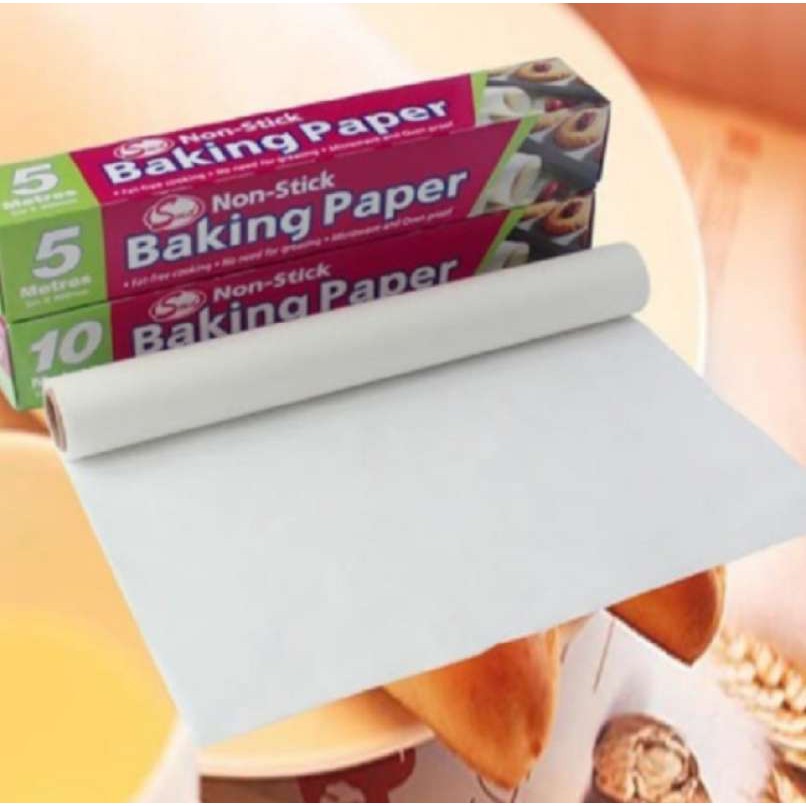 Jual BAKING PAPER ROLL 5M | KERTAS BAKING KHUSUS KUE | NON STICK ...