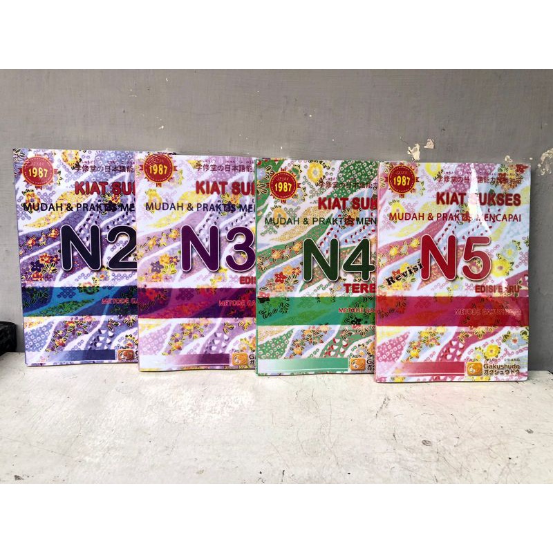 Jual Paket 4 buku Kiat Sukses & Praktis Mencapai N2 N3 N4 & N5 Terbaru ...