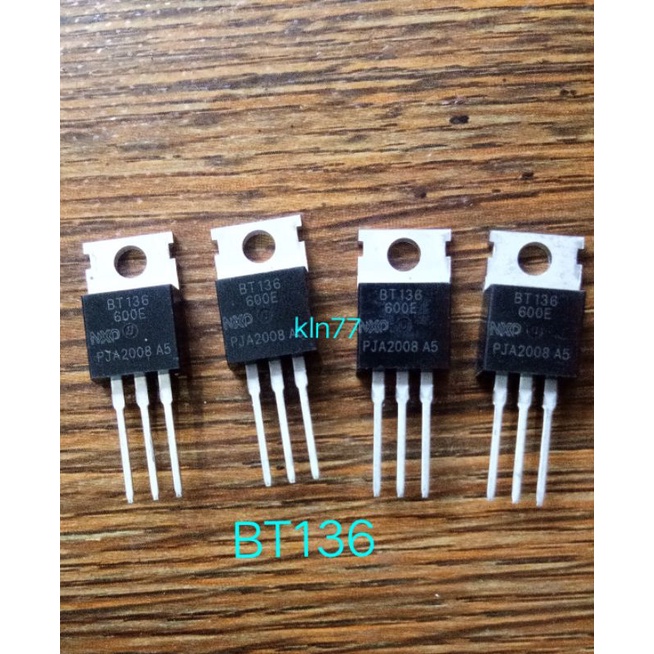 Jual BT136 BT 136 600E TO 220 600V/25A 4Q TRIAC TRANSISTOR MOSFET ...