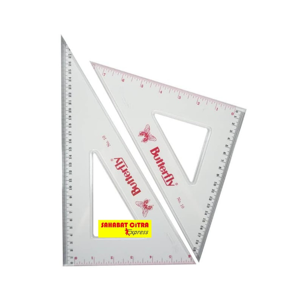 Jual PENGGARIS SEGITIGA BUTTERFLY | Shopee Indonesia