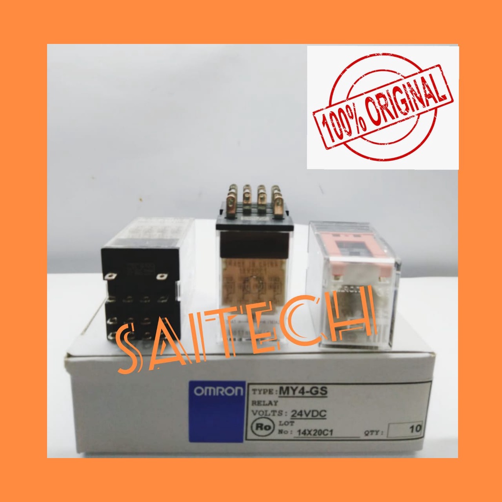 Jual Relay Omron MY4-GS-24VDC MY4GS 24VDC | Shopee Indonesia
