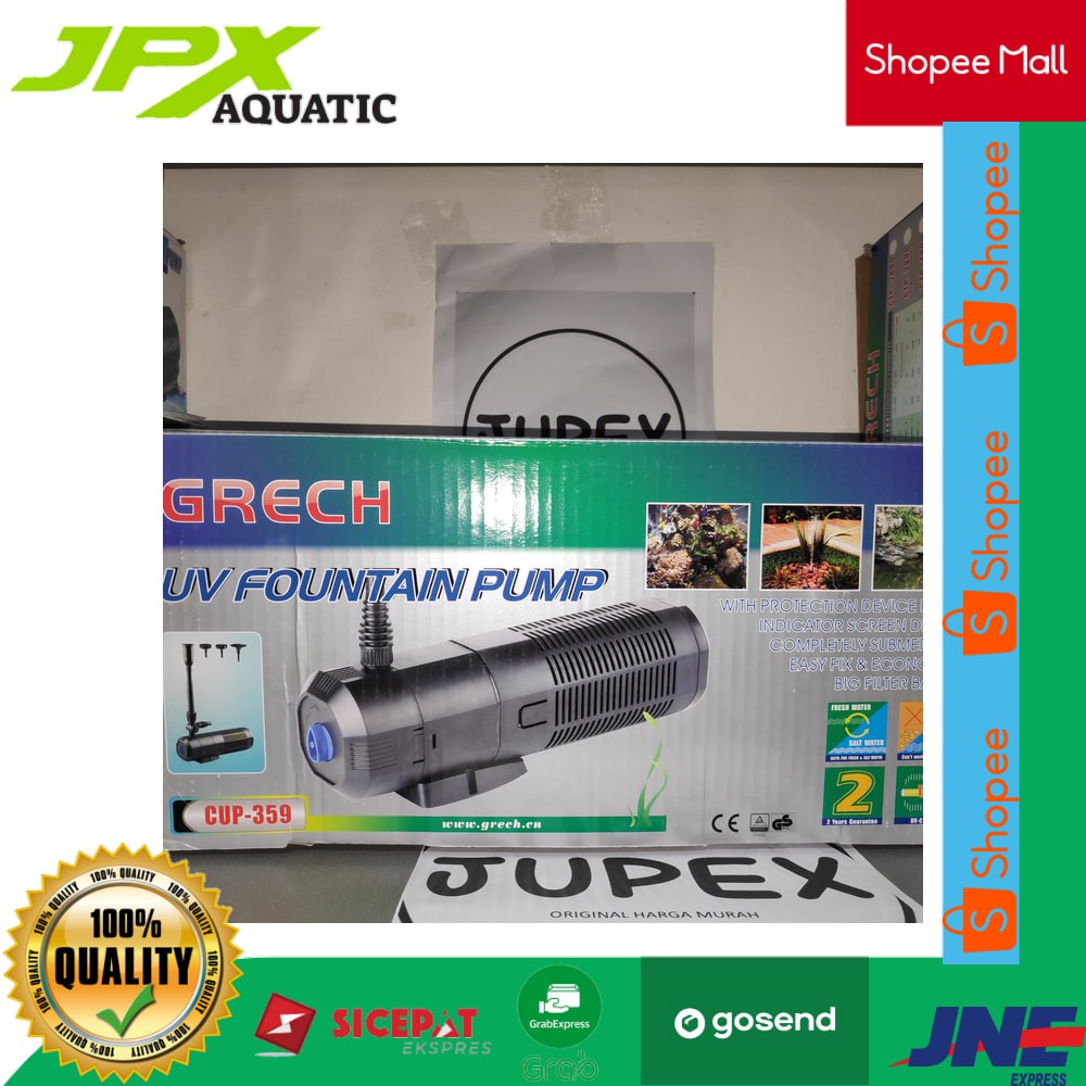 Jual UV FOUNTAIN PUMP SUNSUN GRECH CUP - 359 ORIGINAL-GARANSI | Shopee Indonesia