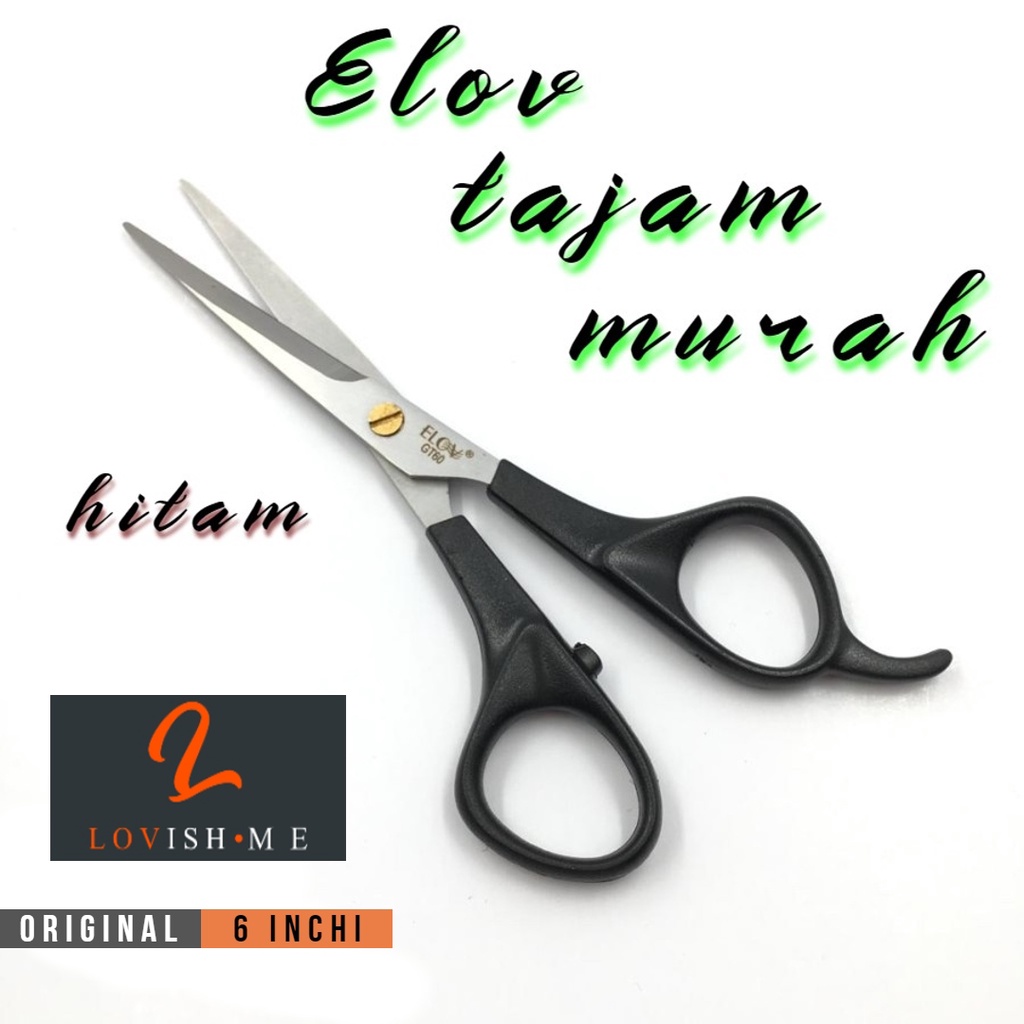 Jual Gunting Sasak Elov | Stainless steel ukuran 6 inchi tajam - gagang ...