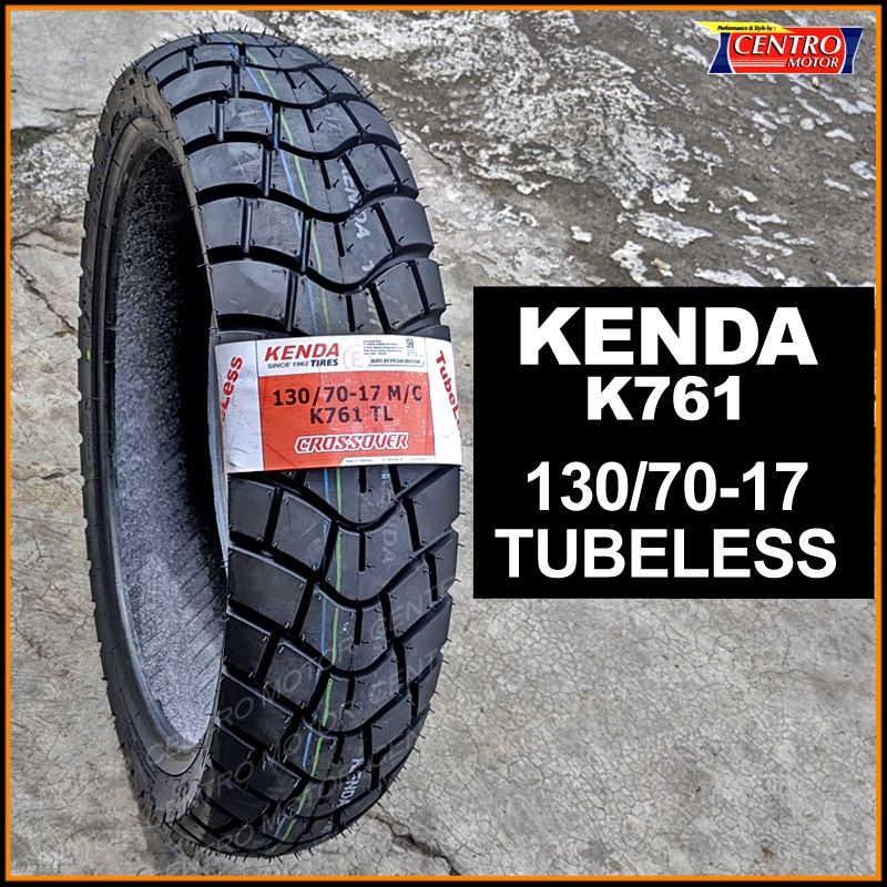 Jual BAN KENDA K761 130/70-17 BAN DUAL PURPOSE BAN SUPER MOTO TUBELESS | Shopee Indonesia