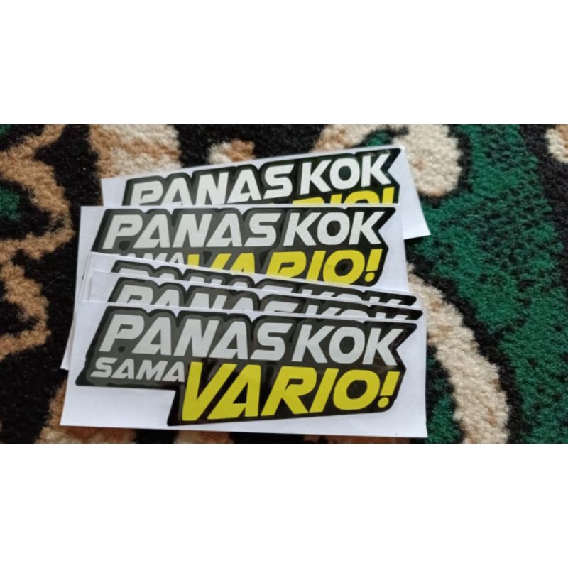 Jual sticker panas kok sama matic beat Vario standar galak cutting ...