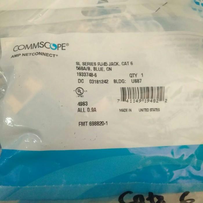 Jual Modular Jack Amp Commscope Cat 6 Cat6 Rj45 | Shopee Indonesia