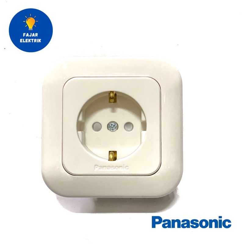 Jual STOP KONTAK PANASONIC NON CP PUTIH WEJP 1131-7/ STOP KONTAK ...
