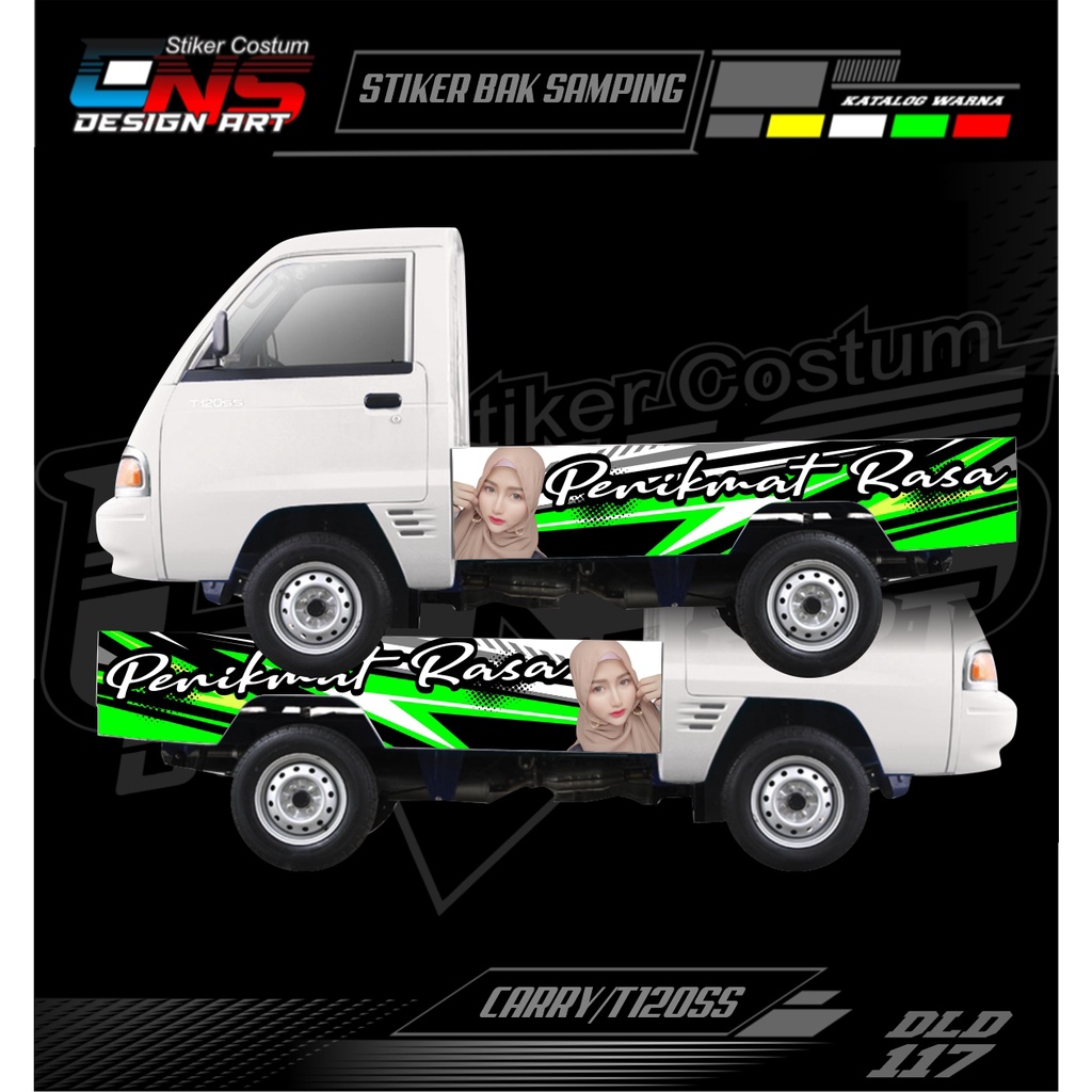 Jual Stiker Bak Samping Pick Up Carry Lama / T120SS Stiker Vinyl Custom ...
