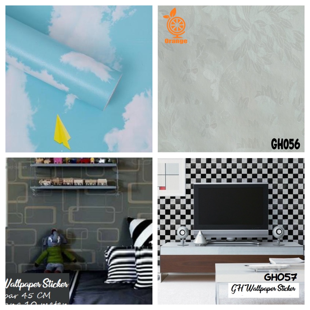 Jual Wallpaper Stiker Dinding Kamar Tidur Wallstiker Wallpaper aestetic Wallpaper Dinding Tembok ...