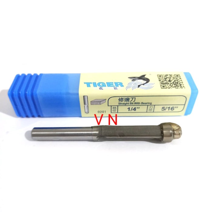 Jual Mata Router/Profil 8 mm Bearing/Roda/Straight Bit With Bearing ...