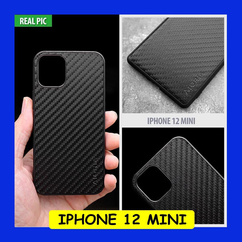 Jual iPhone 12 Mini - Full Carbon Fiber Hybrid Case Cover Casing ...