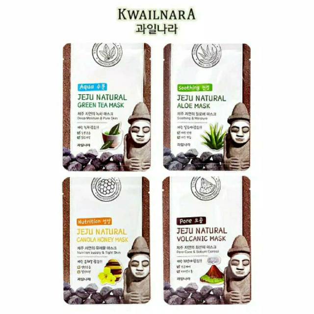 Jual JEJU NATURAL FACE MASK - Mask Sheet | Shopee Indonesia