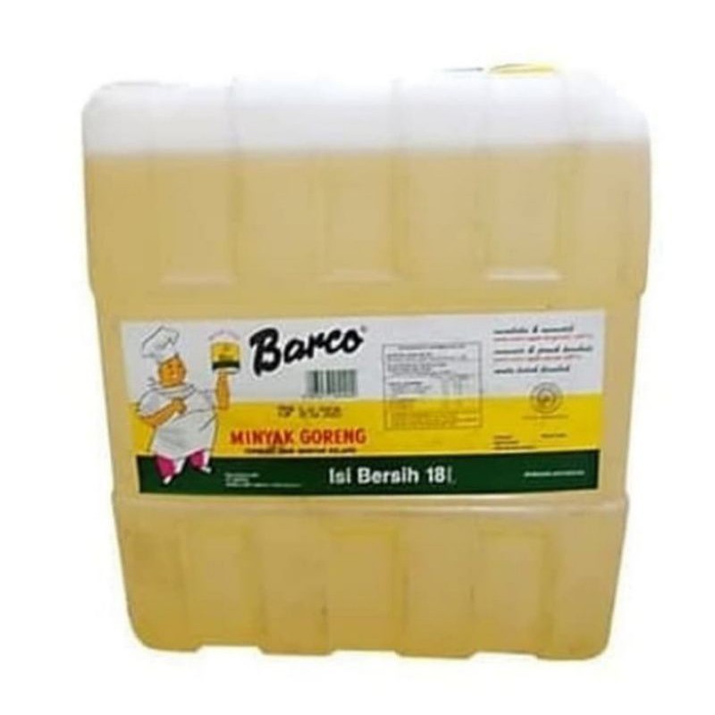 Jual Minyak Goreng Kelapa Barco Jerigen 18 L | Shopee Indonesia