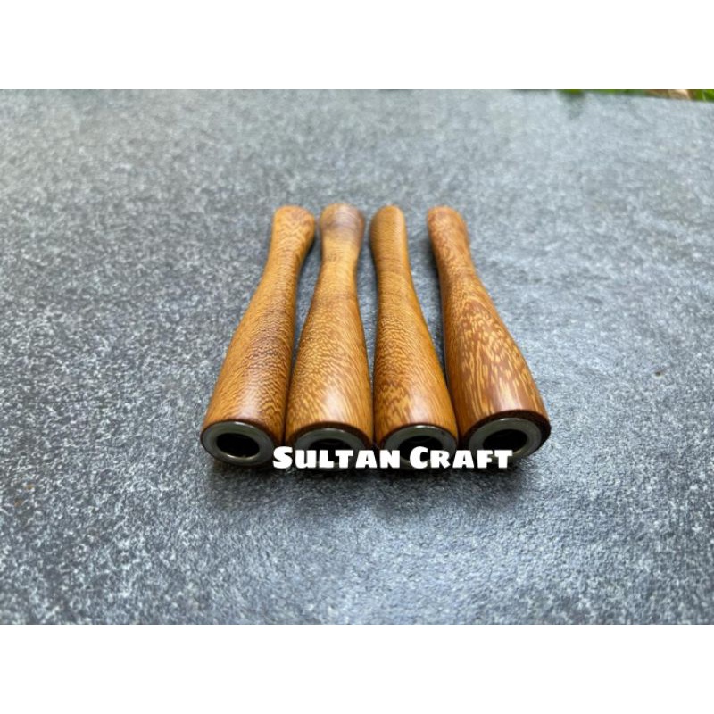 Jual Once Pipa Rokok Kayu Kelor Emas Super Model Mini | Shopee Indonesia