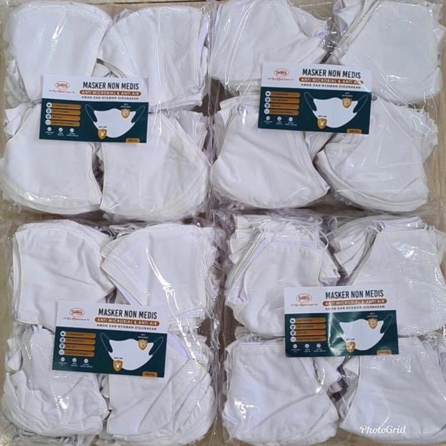 Jual MASKER SRITEX non medis FREE KARET HIJAB isi 2 | Shopee Indonesia