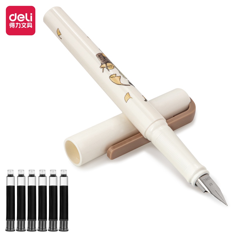 Jual Deli Pulpen Kaligrafi EF tip design lucu gratis tinta isi ulang ...