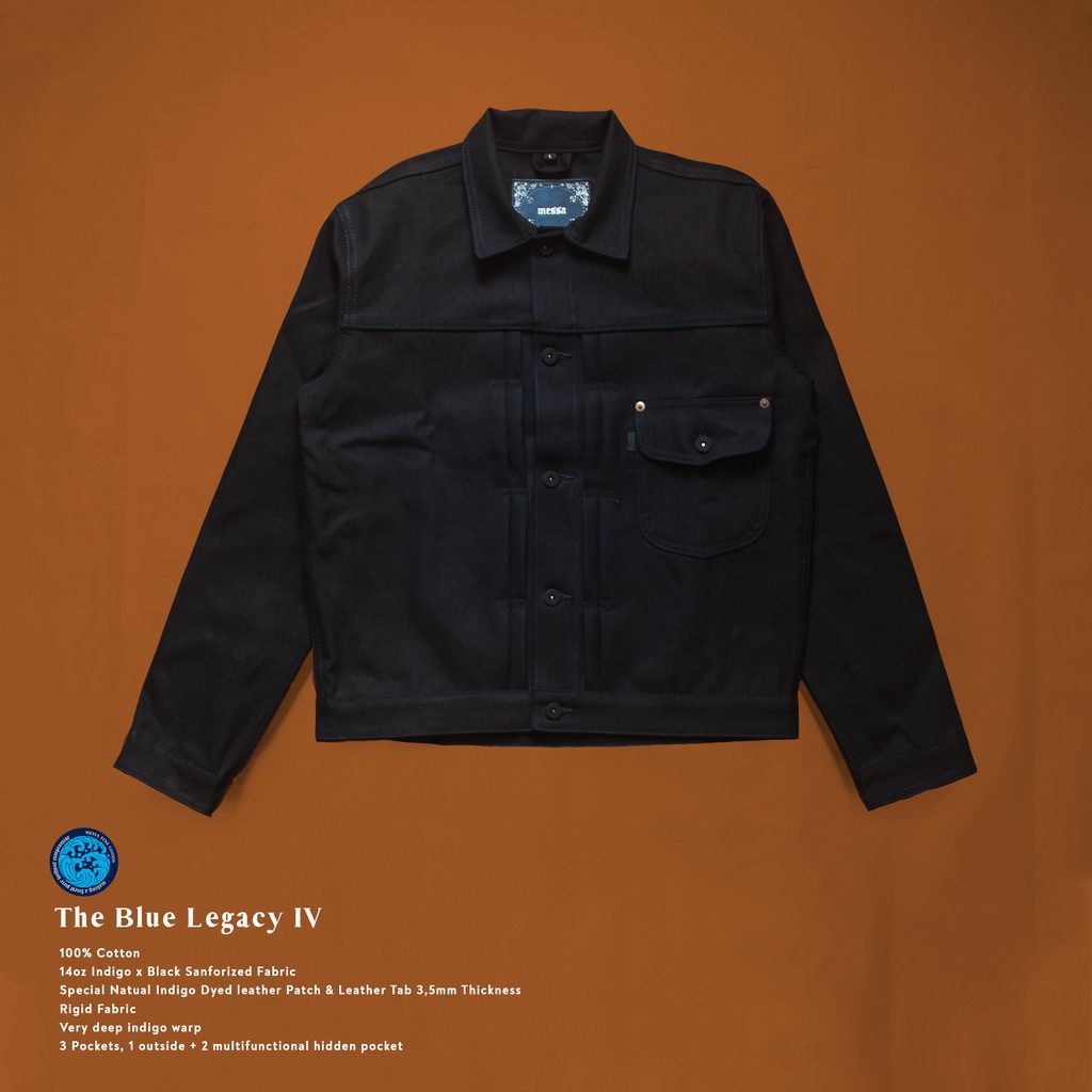 Jual TBL-103 Stealth Series (Indigo x Black 14 oz) | Shopee Indonesia