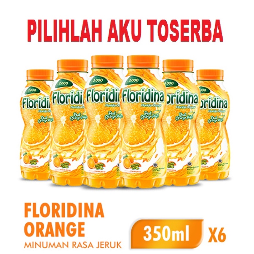 Jual FLORIDINA Orange / Jeruk 350 m - (Harga paket isi 6 botol ...