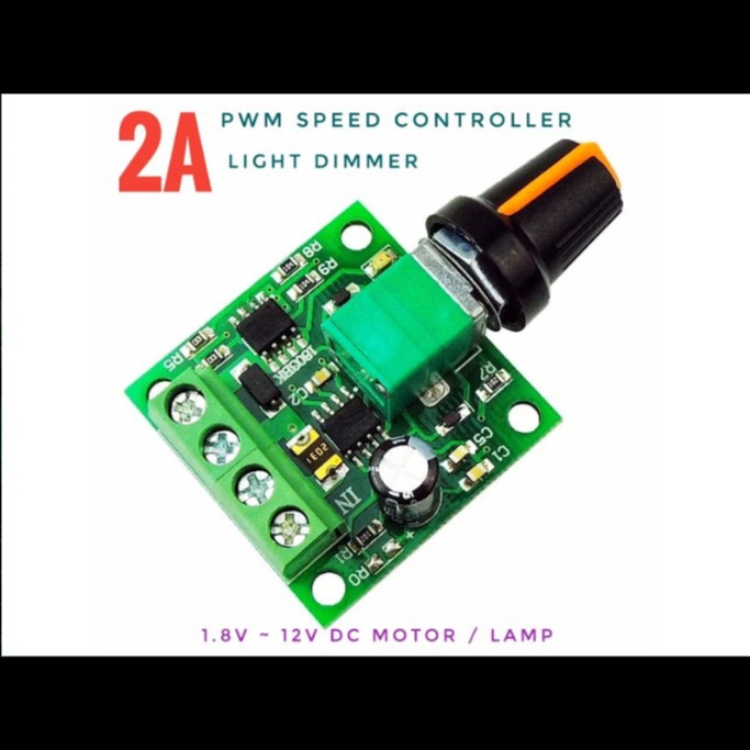 Jual modul pwm 2A pwm motor 2A 2-12v dc modul pwm mini pengatur ...