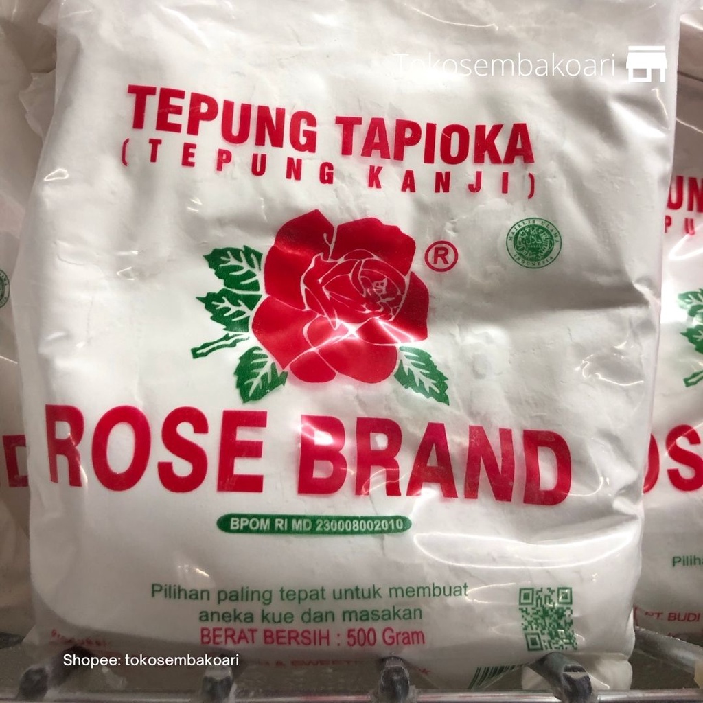 Jual Tepung Tapioka Rose Brand 500 g | Shopee Indonesia