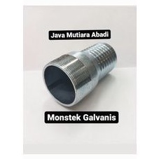 Jual Nepple Selang 21/2" inch besi galvanis king nipple hose | Shopee ...