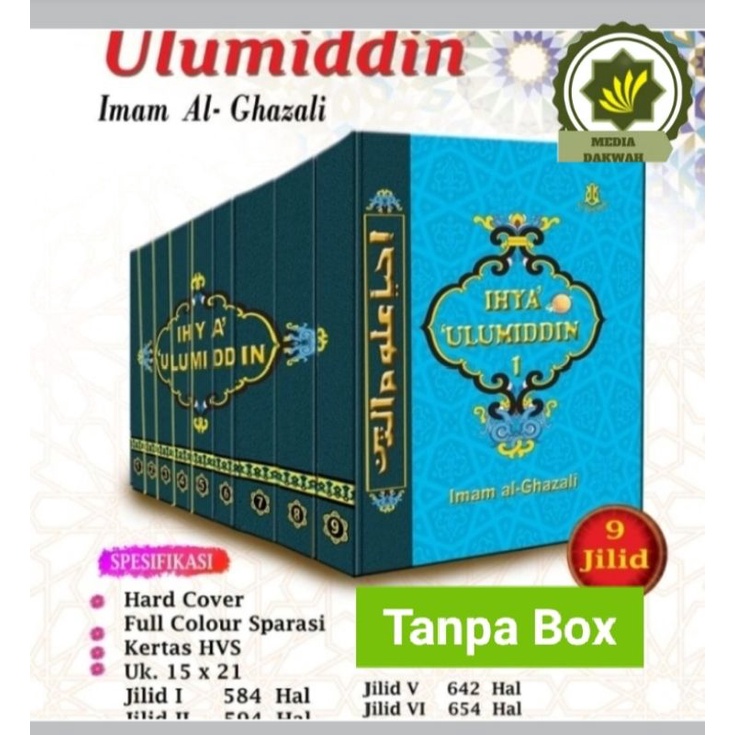 Jual Buku Terjemah Kitab IHYA ULUMIDDIN Jilid 1 - 9 satu set lengkap ...