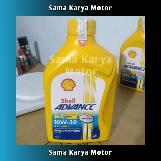 Jual DL39 shell advance AX5 10W-30 / oli shell advance / oli shell ...