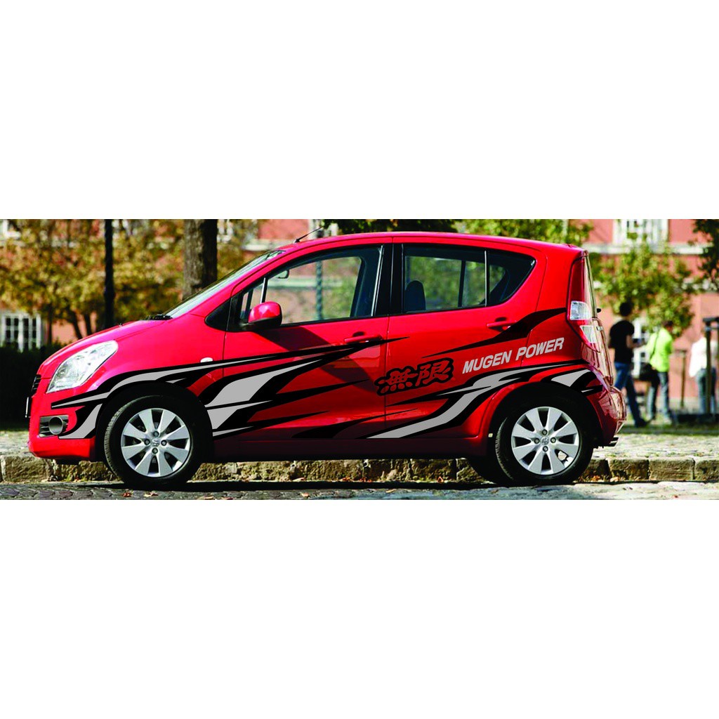 Jual stiker mobil mugen power terbaru striping mobil mugen power ...