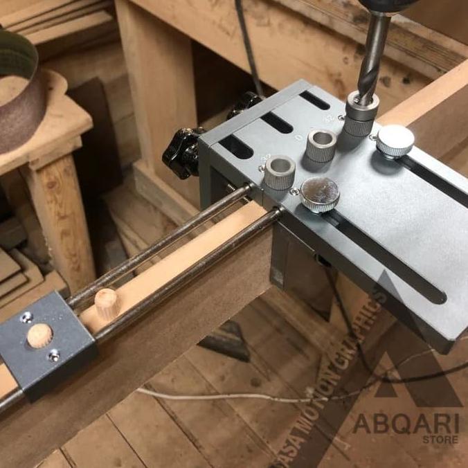Jual Cross Dowel Jig / Doweling Jig / Knock Down Jig / Drill Guide ...