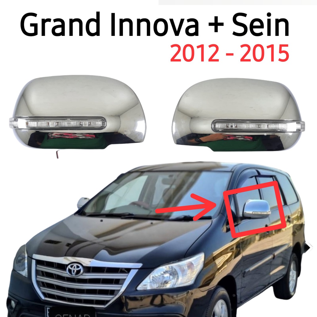 Jual Cover Spion Innova Grand Innova plus Lampu Sen 2012 2013 2014 2015 ...