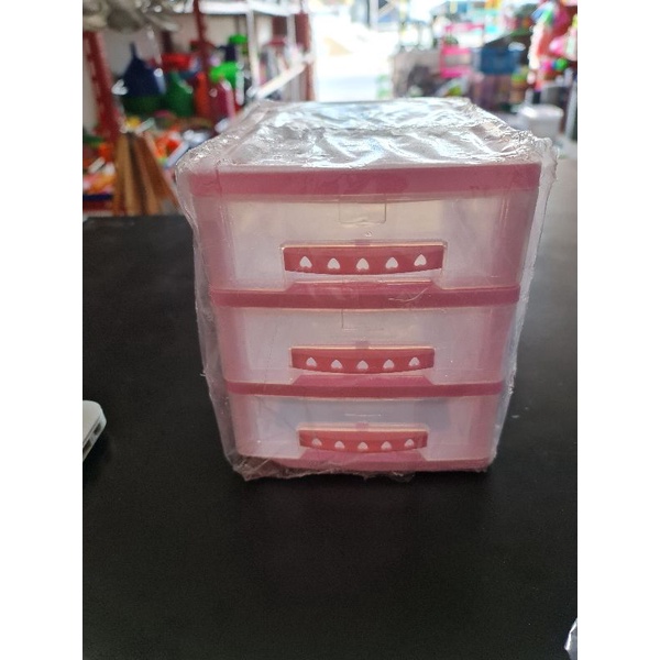 Jual rak mini kontainer laci susun 3 | Shopee Indonesia