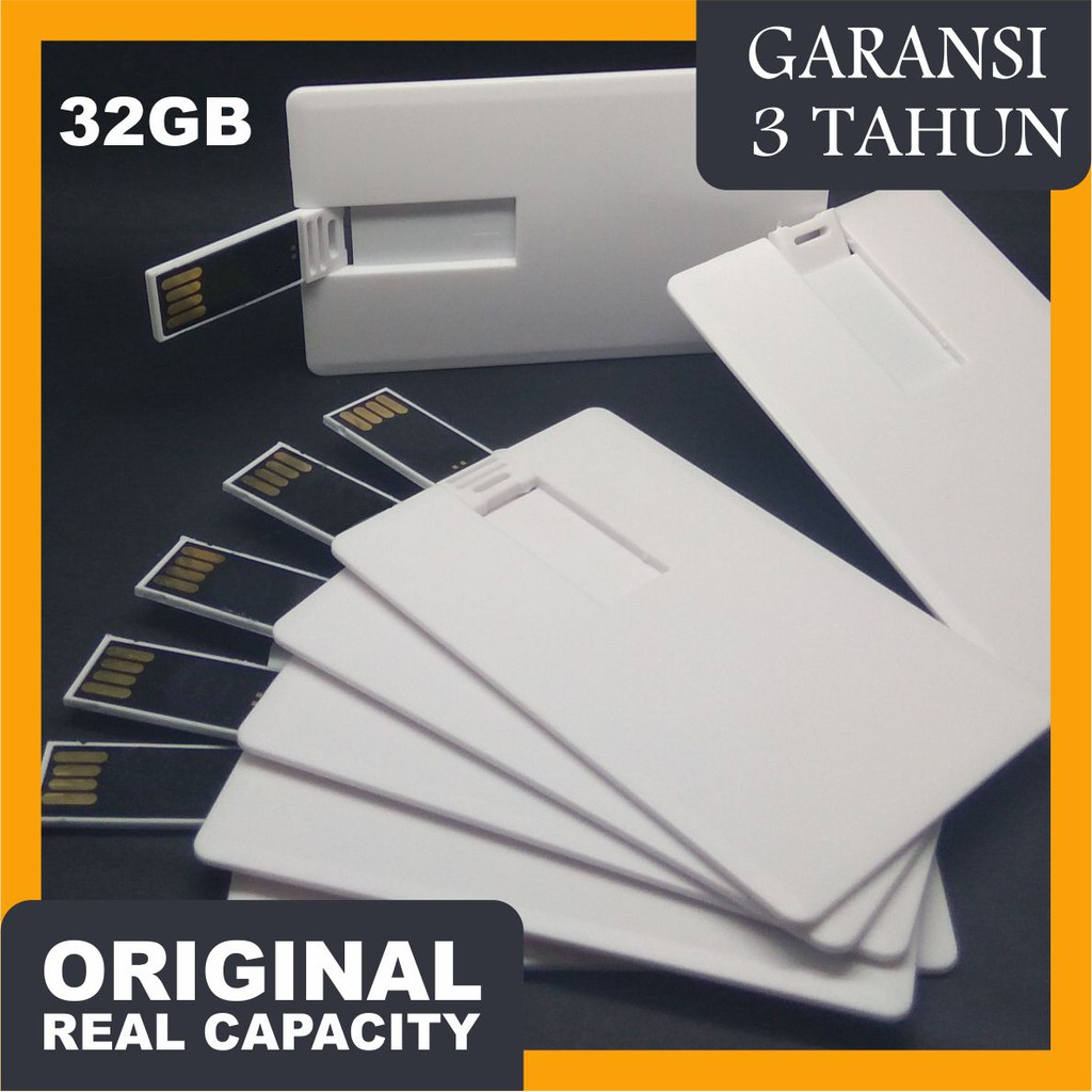 Jual FLASHDISK KARTU POLOS 32GB-USB | Shopee Indonesia