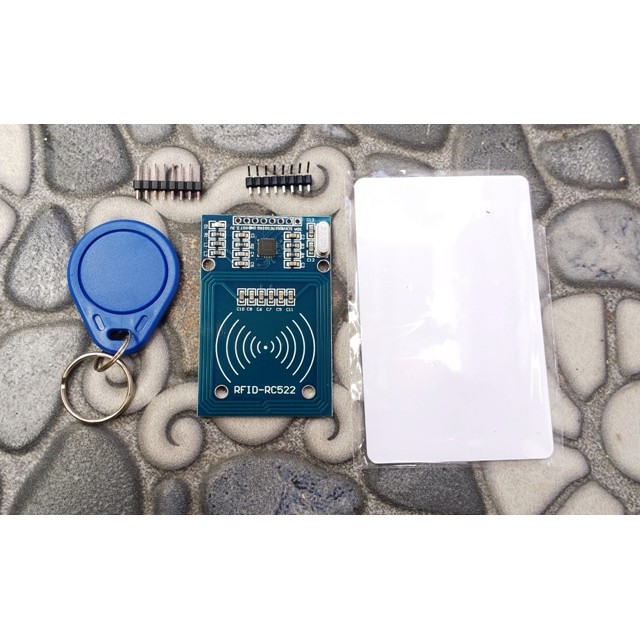 Jual MFRC-522 RC-522 RFID CARD + KEYCHAIN SENSOR MODULE RC522 RFID ...