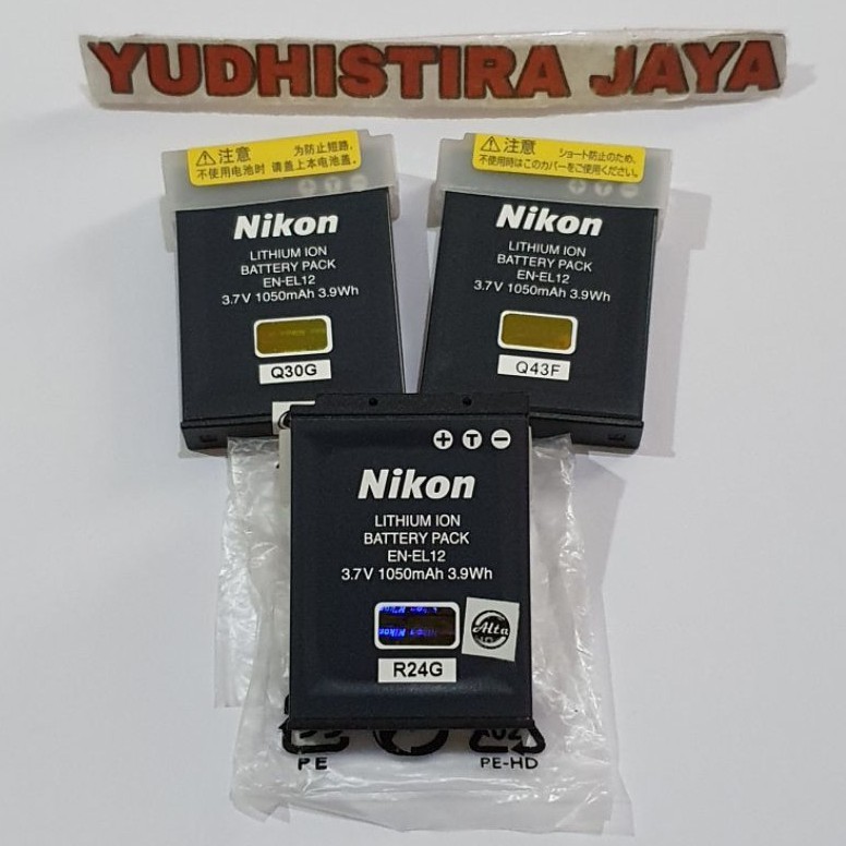 Jual Baterai Nikon EN-EL12 Original Battery for Nikon AW130 W300 AW120 dll | Shopee Indonesia