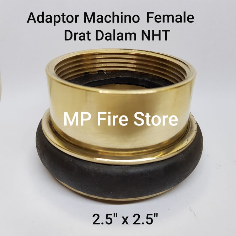 Jual FIRE ADAPTOR PEMADAM MACHINO FEMALE 2.5 x 2.5 in DRAT DALAM NHT ...