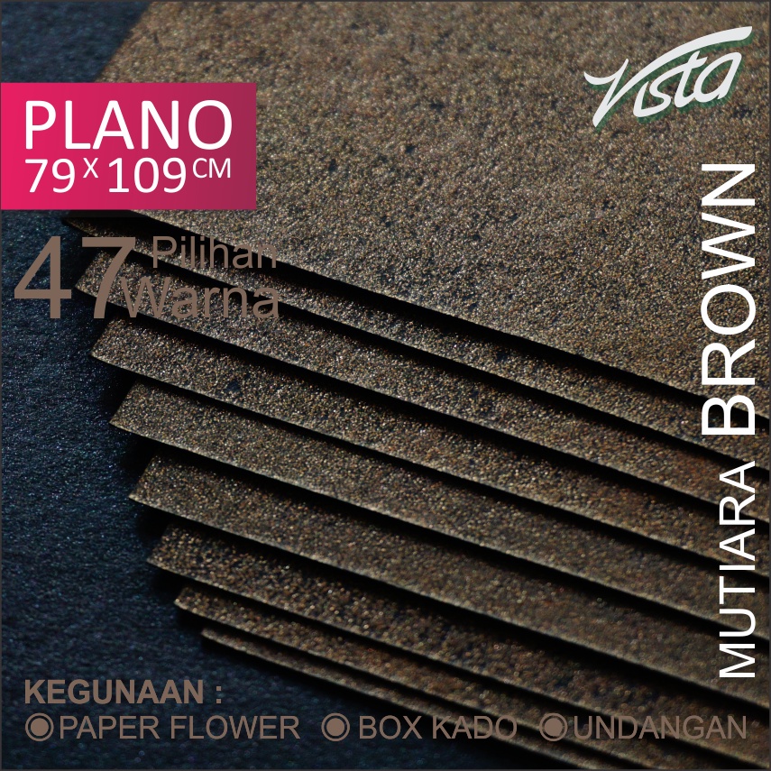 Jual Kertas Mutiara brown coklat plano tembaga undangan backdrop paper ...