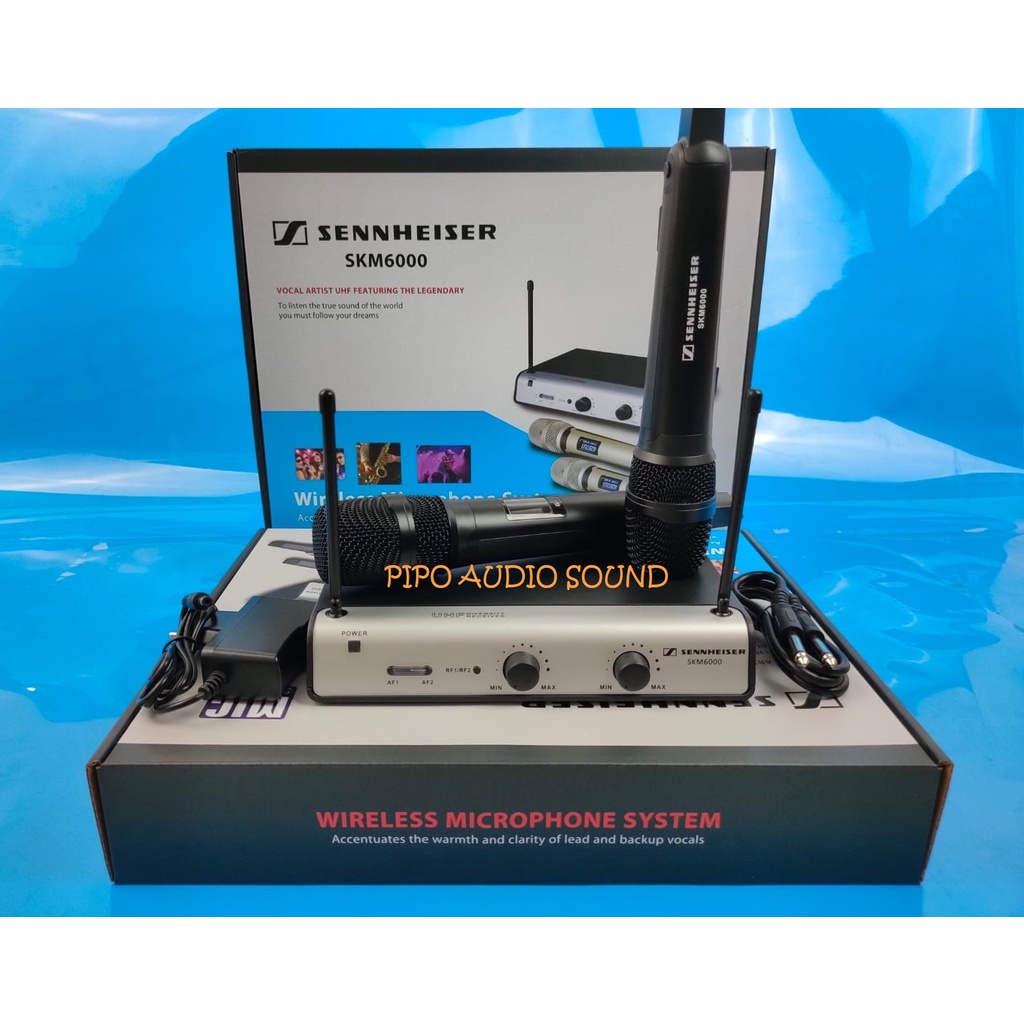 Jual Mic wireless Skm 6000 / Sennheiser Skm 6000 HITAM | Shopee Indonesia