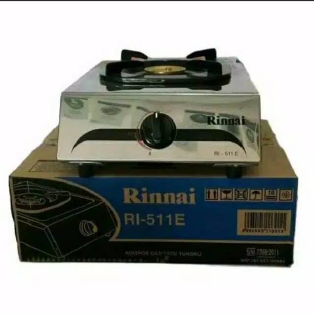 Jual Rinnai Kompor Gas 1 Tungku RI-511C/RI-511E/KOMPOR GAS RINNAI MURAH ...
