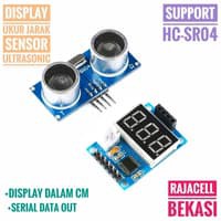 Jual Sensor Jarak Ultrasonic HC-SR04 + Display Segment + Data Out ...