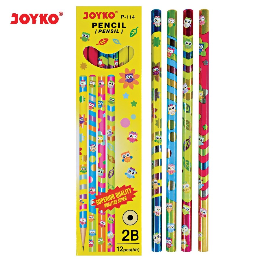 Jual Pensil Joyko P-114 2B 1 BOX 12 PCS | Shopee Indonesia